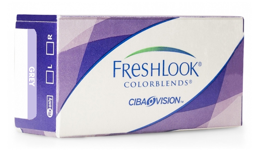 Grey Freshlook Colorblends Monthly Color Contact Lens (2 Lens Box ...